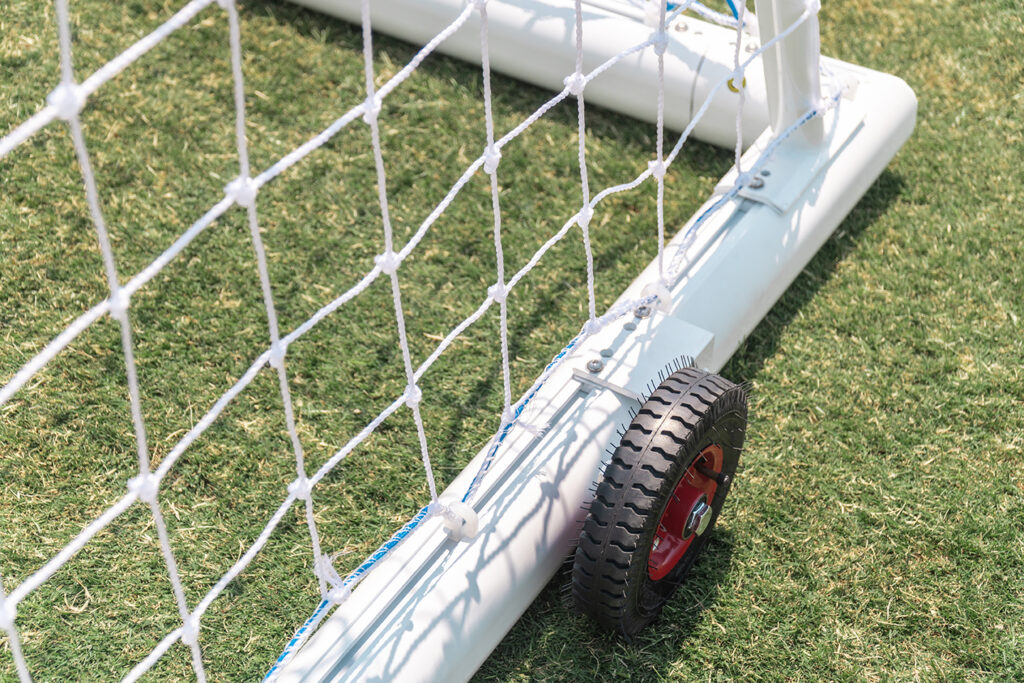 Veto Portable Aluminium Full Size Goal W/ Wheels | SoccerPlay